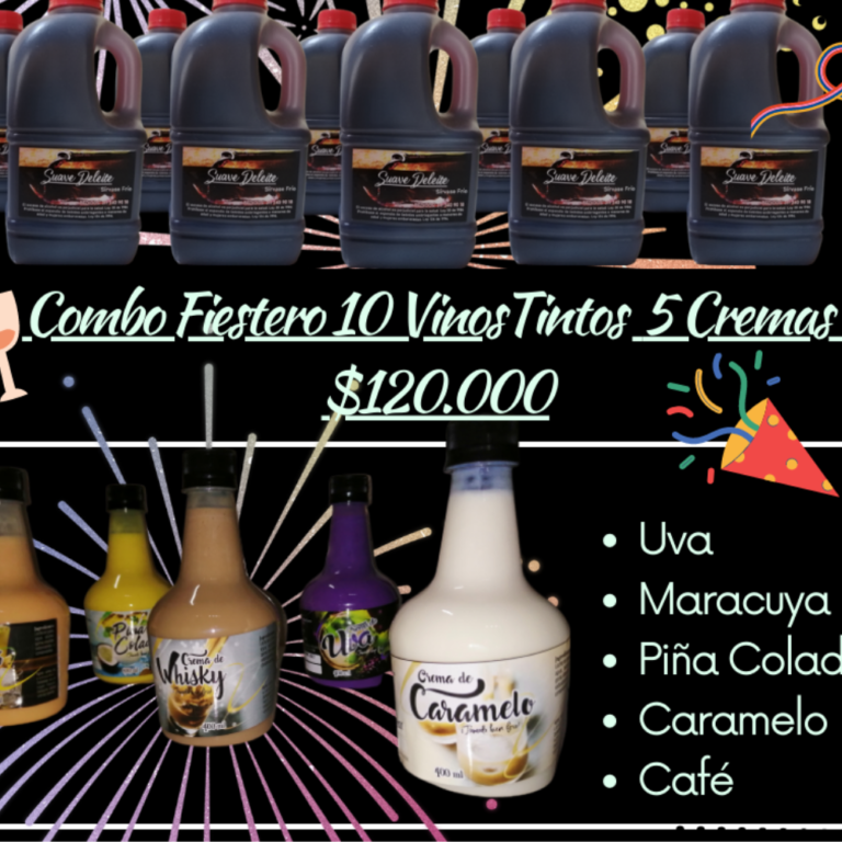 Combo Fiesta Vinos Y Cremas